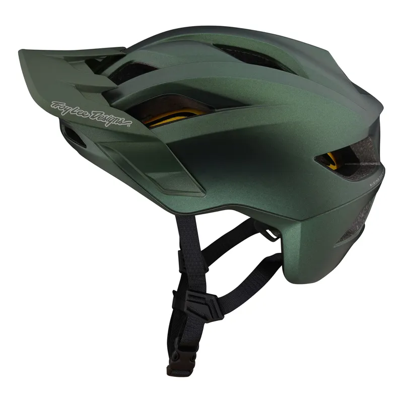 Troy Lee Designs Flowline MIPS Helmet in Orbit Green